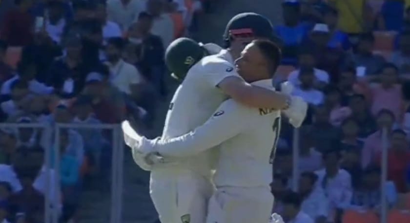 [Watch] Usman Khawaja hugs Cameron Green after his maiden century ...