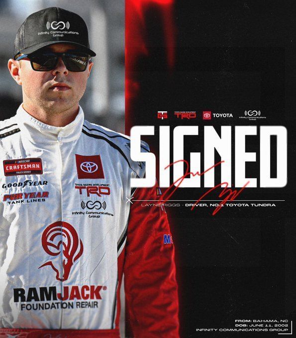 2022 NASCAR Weekly Series Champion Layne Riggs to drive number 1 truck ...