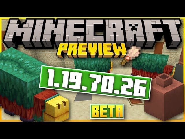 Minecraft Bedrock beta 1.19.70.26: Patch notes, upcoming features, and more