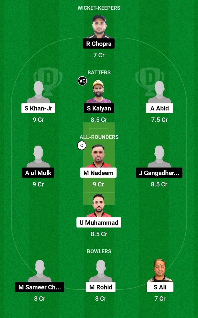 TVS vs AJH Dream11 Prediction: Fantasy Cricket Tips, Today's Playing 11, Player Stats, Pitch ...