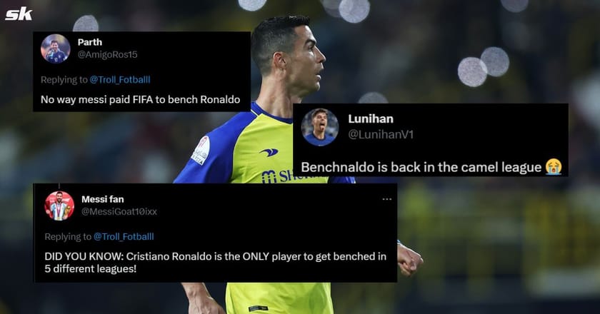“The only player to get benched in 5 leagues” - Cristiano Ronaldo’s ...