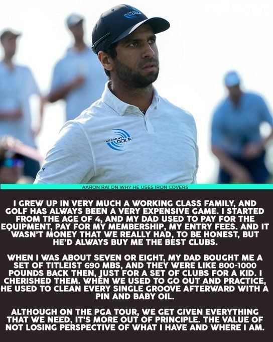 Aaron Rai reveals emotional story behind using iron covers