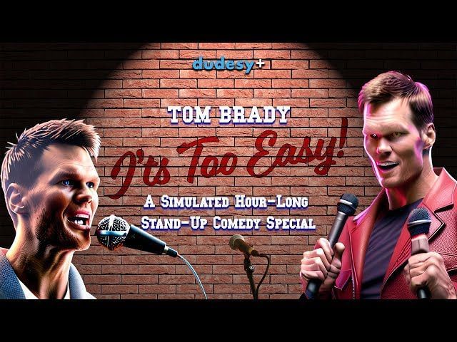 Tom Brady's AI-led stand-up trolls his kids' football ability