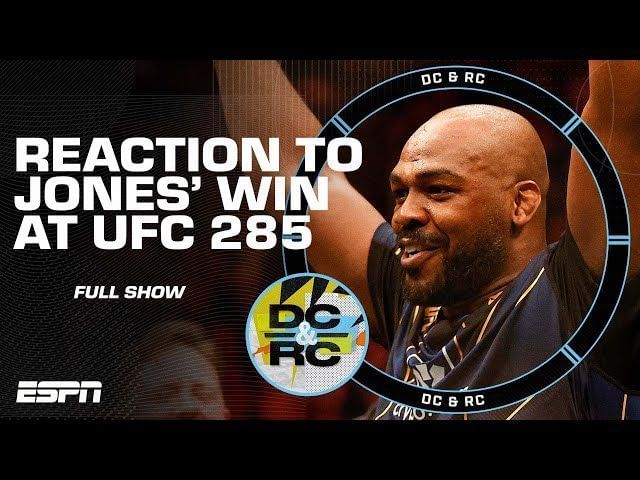 Jones vs. Gane: Watch: David Goggins bursts out with happiness, Joe ...