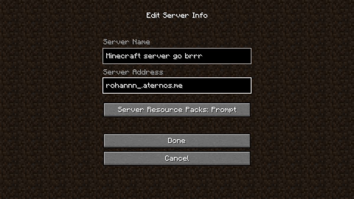 How to create Minecraft server on Aternos