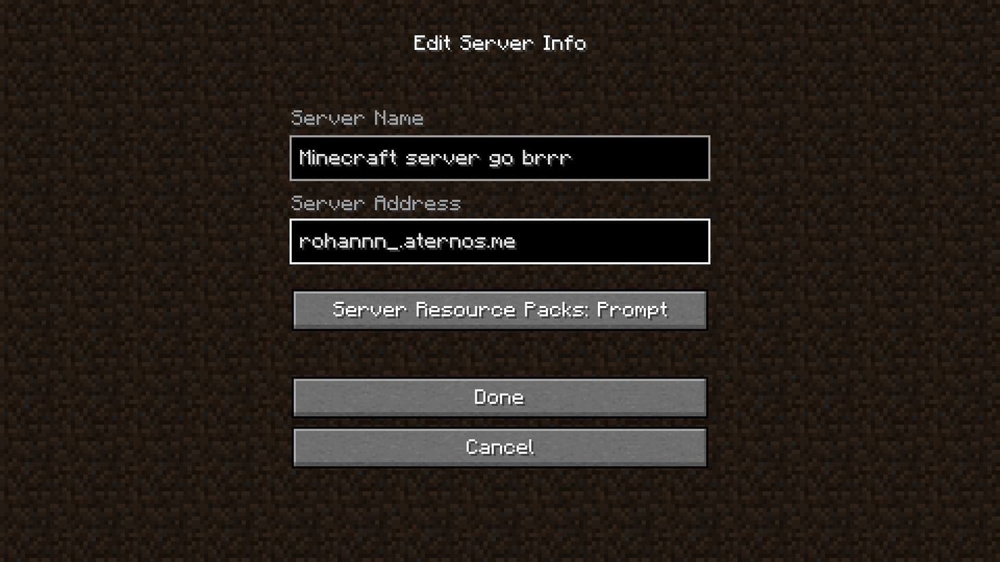How to create Minecraft server on Aternos