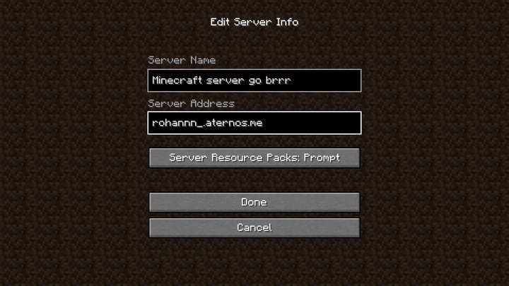 How to create Minecraft server on Aternos