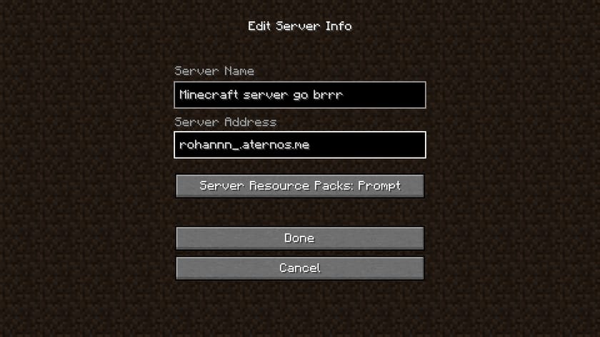 How to create Minecraft server on Aternos