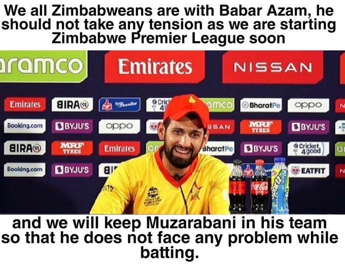 "Isko 20 cr milega IPL me" - Top 10 funny memes as Babar Azam goes ...