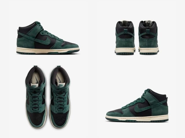 Nike Dunk High "Faded Spruce" sneakers: Price, release date, and more ...