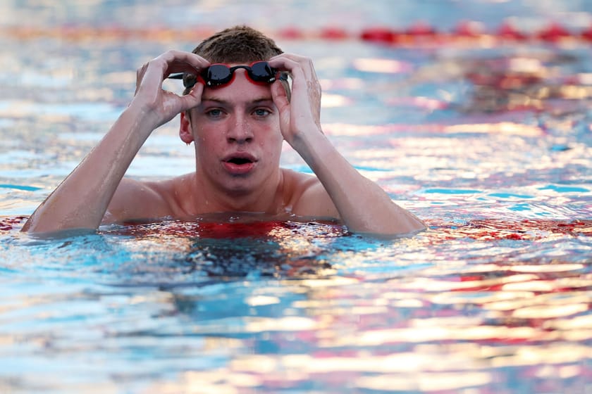 "He’s just very excited for me" - Leon Marchand shares advice he ...