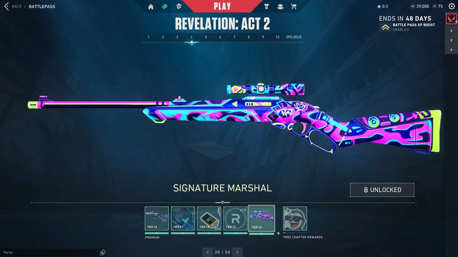 Valorant Episode 6 Act 2: All Battlepass tiers and rewards