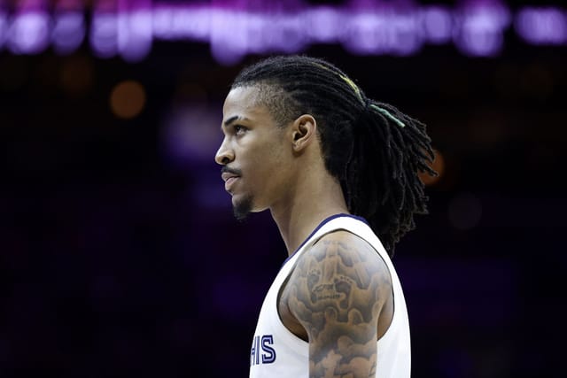 Why does Ja Morant wear a faceguard?