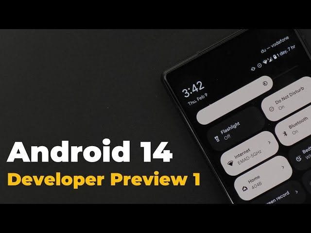 Which phones are confirmed to get Android 14 Developer Preview 2?