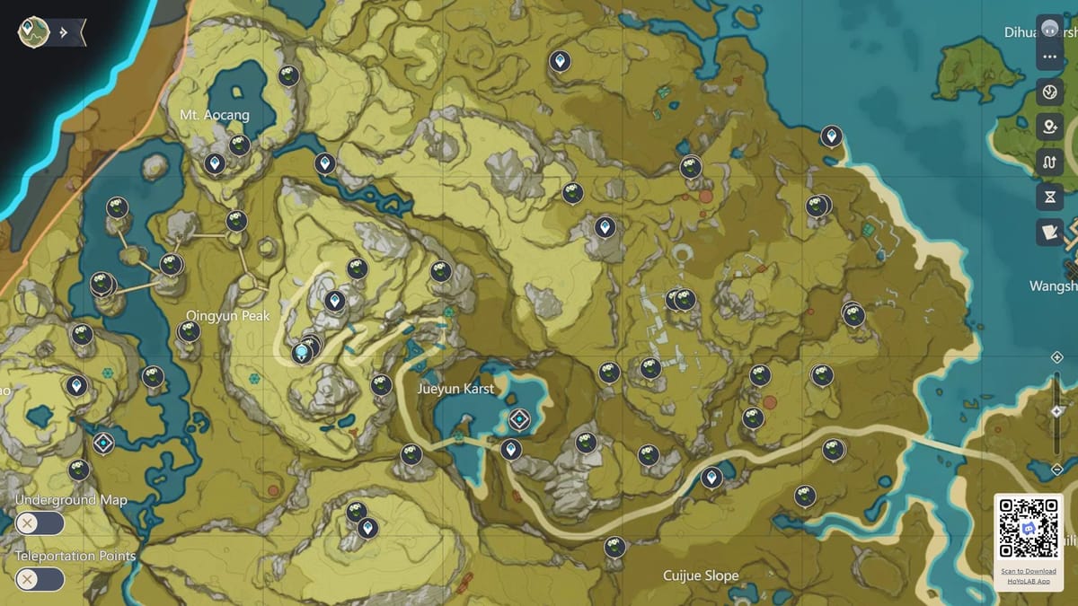 Genshin Impact Shenhe materials guide: Qingxin locations and resources list