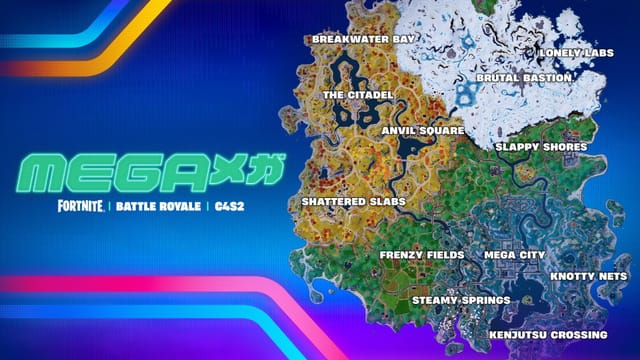 Fortnite Chapter 4 Season 2 Map: Every new location on the island
