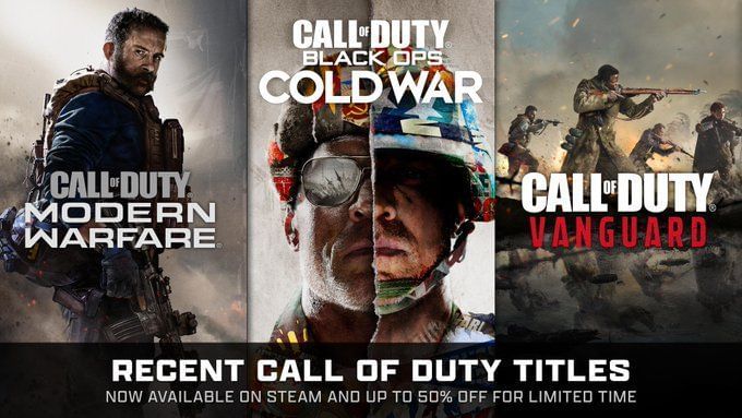 Steam: Call of Duty introduces three of the recent legacy titles to Steam