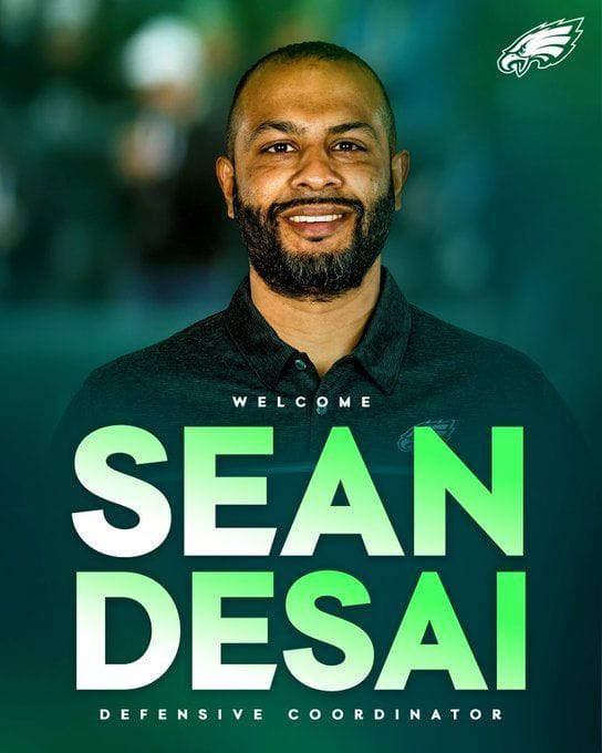 Sean Desai's family: Siblings, kids, and wife of the new Eagles ...