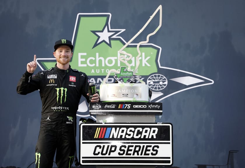 Tyler Reddick keeps in-form William Byron at bay to grab the checkered ...