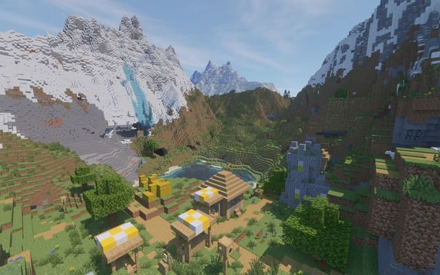 Top 5 Minecraft seeds for mountain villages