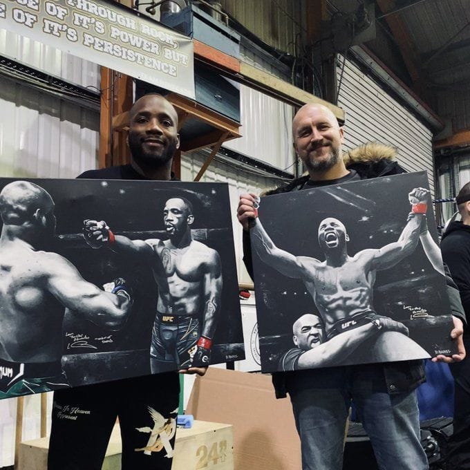 PHOTO: Popular artist elated after "absolute gentleman" Leon Edwards ...
