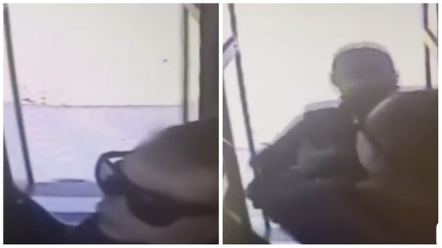 WATCH: Video shows Ohio school bus driver saving student from getting hit by car