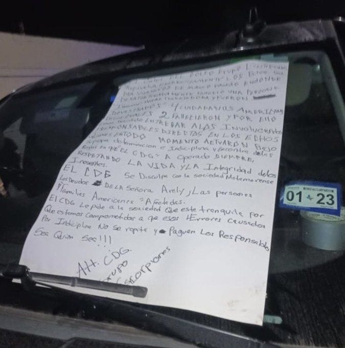 “Kidnapping code of ethics?”: Mexican Cartel apology letter after ...