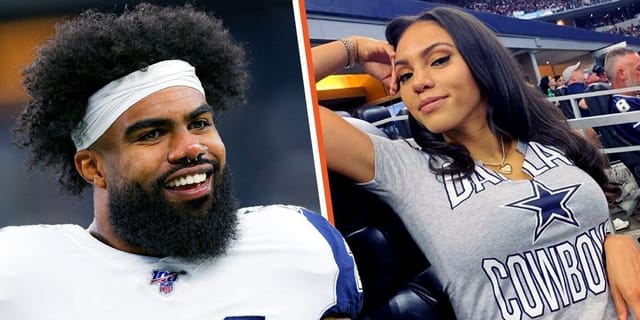 Who is Ezekiel Elliott's girlfriend, Halle Woodard?