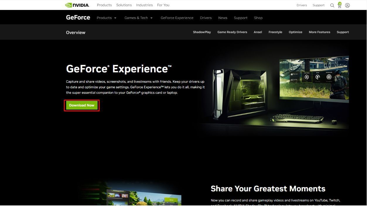 How to use GeForce Experience to update your graphics card drivers