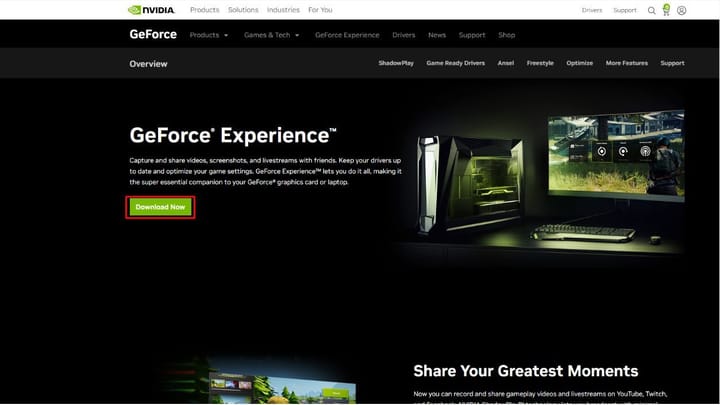 How to use GeForce Experience to update your graphics card drivers