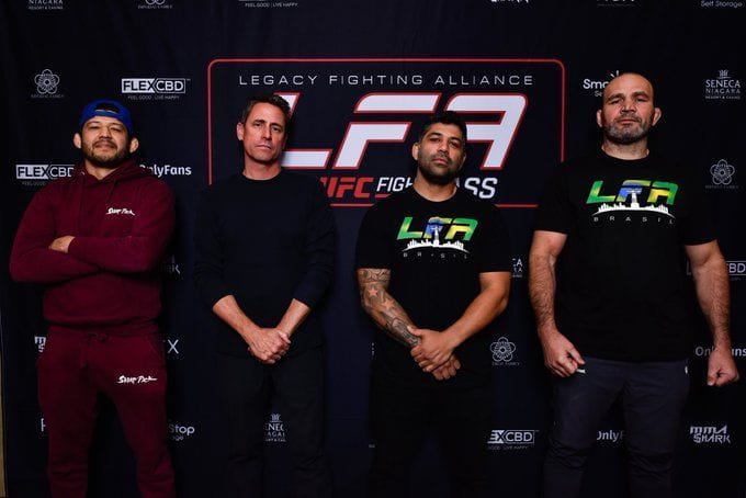 Former UFC light-heavyweight champion in commentary duty for LFA 155 event