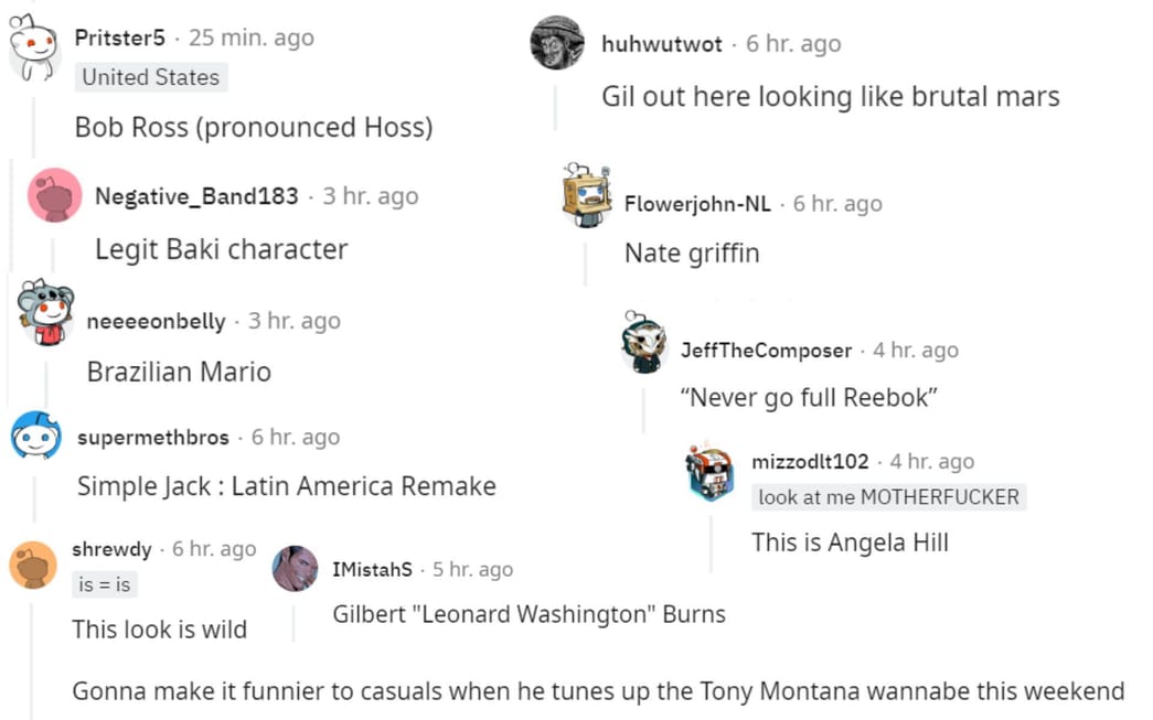 UFC 287: Brazilian Mario, Bob Ross - Fans hilariously compare Gilbert ...