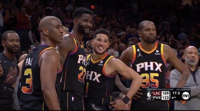 "Best duo in the world" - Phoenix fans going nuts after Devin Booker and Kevin Durant help Suns ...