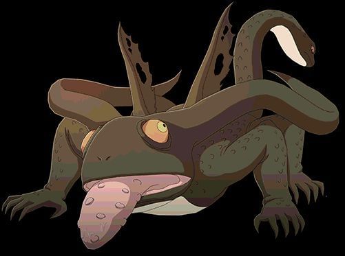 Who is Giant Snake-Tailed Chameleon in Naruto?