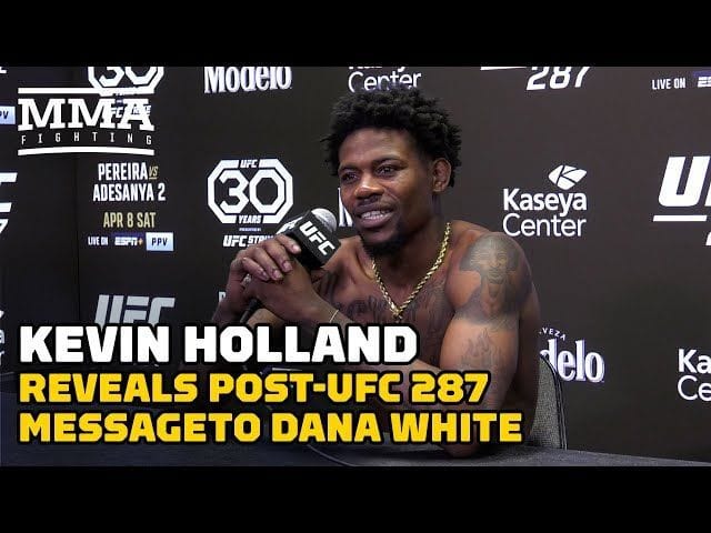 UFC 287: Kevin Holland claims to have smelt weed midfight at UFC 287 ...