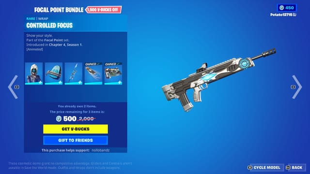 Fortnite is giving away the Focus skin for 500 V-Bucks, but there's a twist