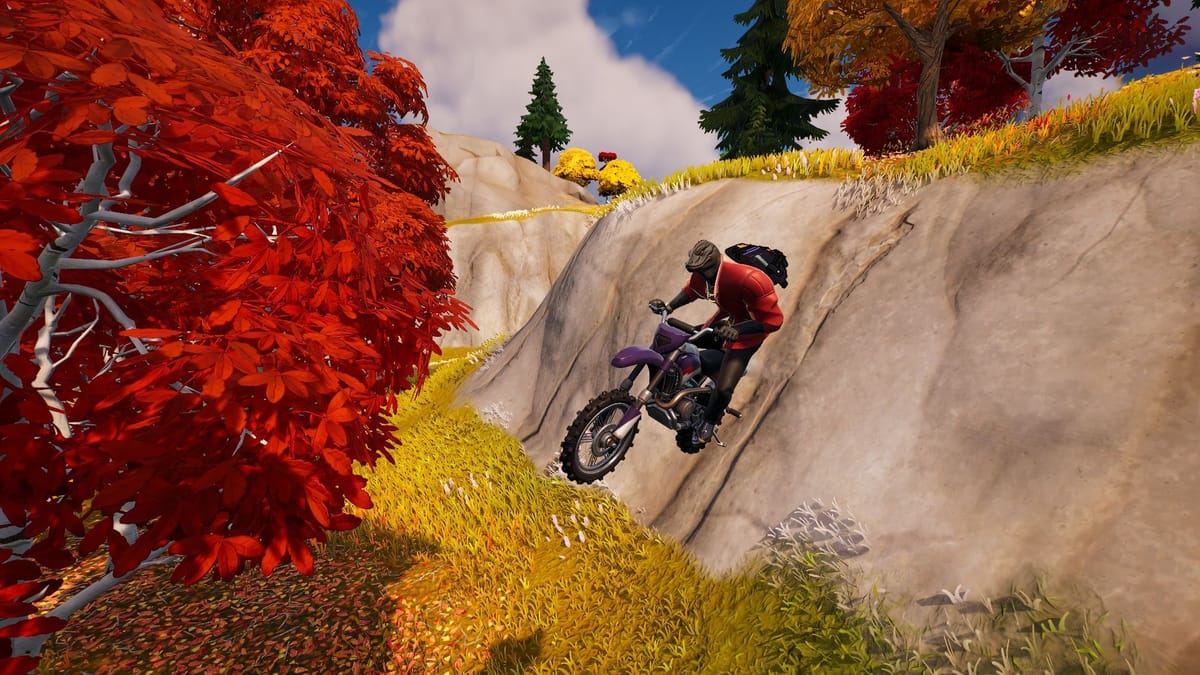 Fortnite: How to score Trick Points on a bike