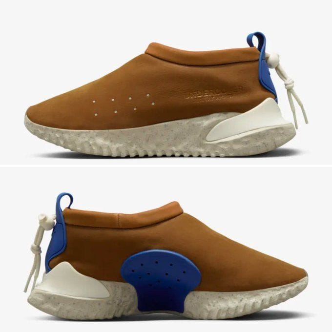 Undercover: Nike Moc Flow x Undercover "Black" and "Ale Brown" shoe ...