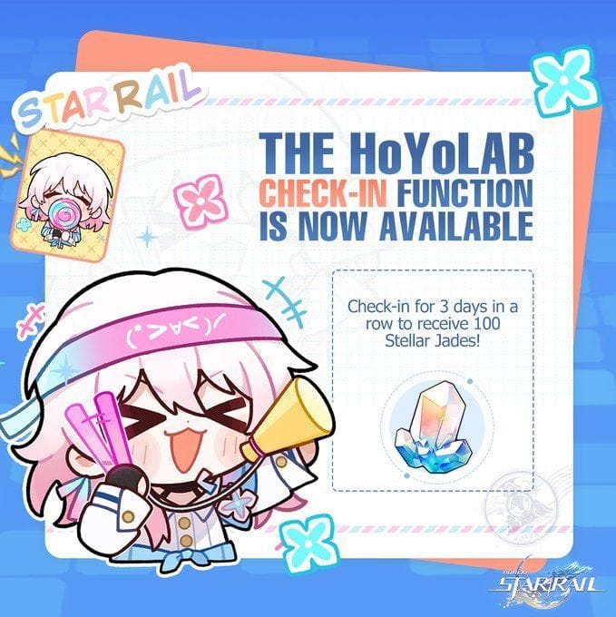 Honkai Star Rail HoYoLAB check-in guide: All 3-day log-in bonuses and 100 Stellar Jades