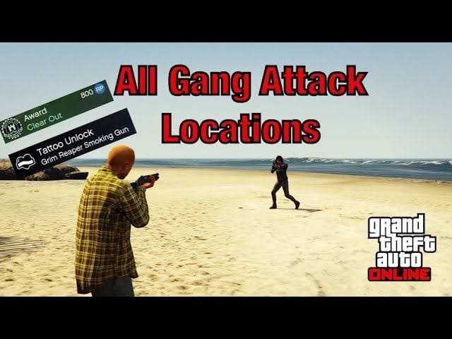 All 26 GTA Online Gang Attacks locations (2025)