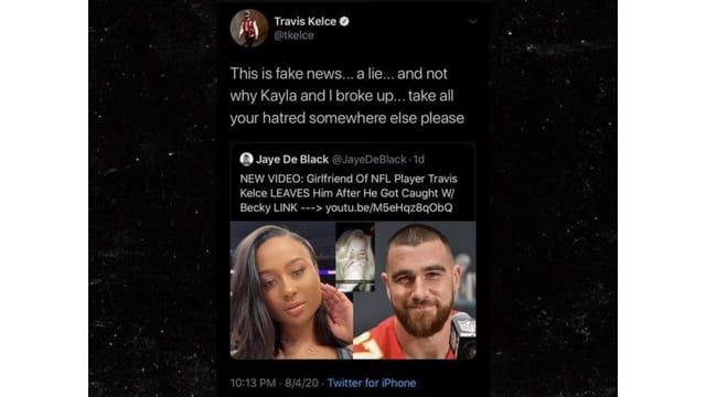 Travis Kelce has a system in place for 'wild DMs' from persistent women