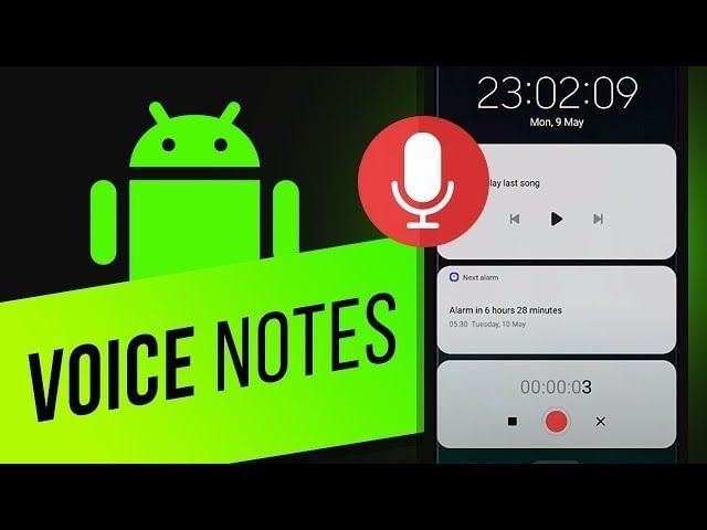 How to take a voice note on Android