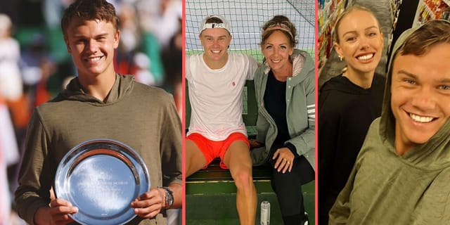 Holger Rune's mother Aneke and sister Alma celebrate his rapid rise ...