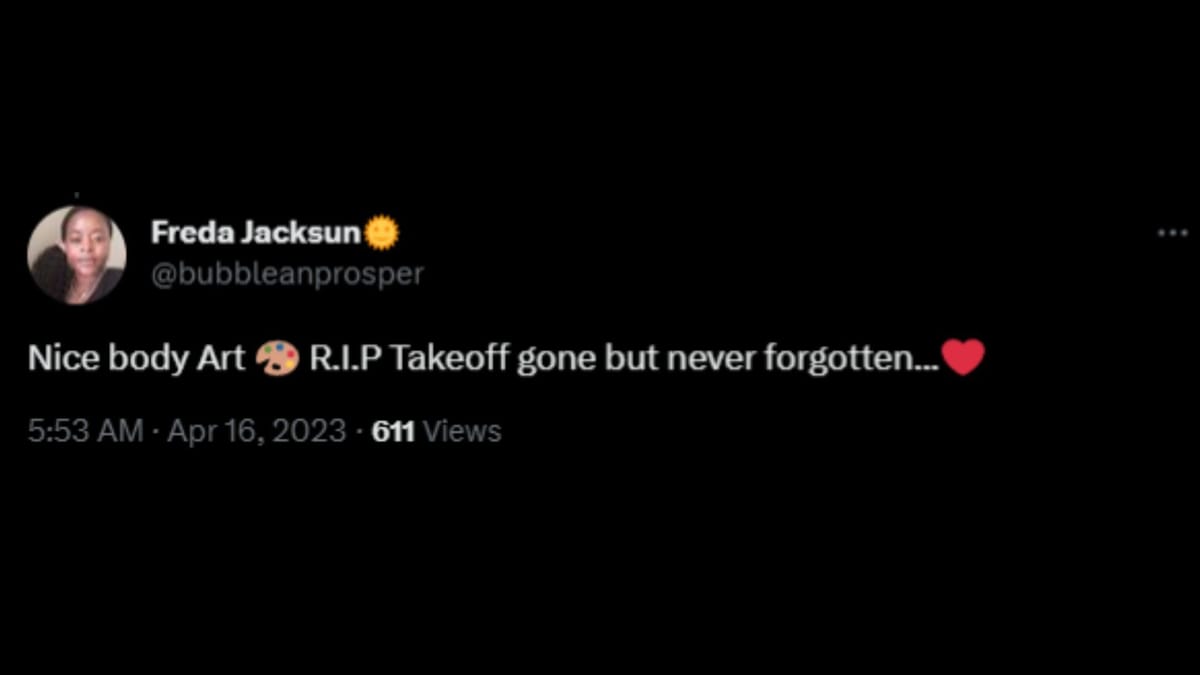 “That’s a true friend right there”: Offset's tribute to Takeoff leaves ...