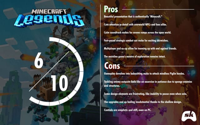 Minecraft Legends review - A wholesome but simplistic take on the RTS genre