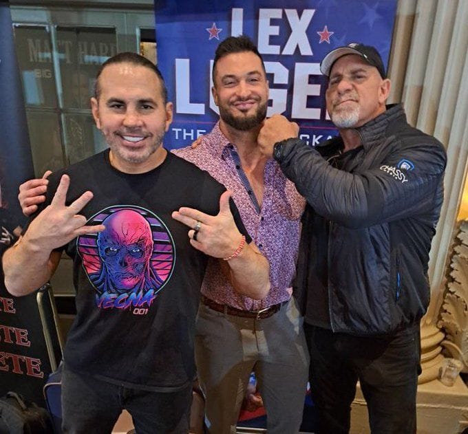 Photo: Goldberg spotted with WWE legend and 35-year-old star ahead of ...