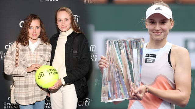 Elena Rybakina grateful for having her sister on tour with her