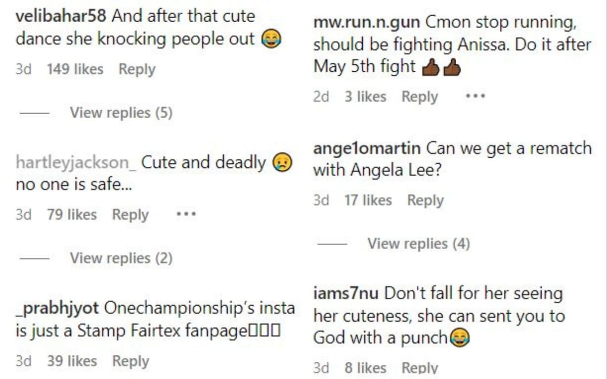 Alyse Anderson: Fans mesmerized by Stamp Fairtex’s catchy dancing and ...