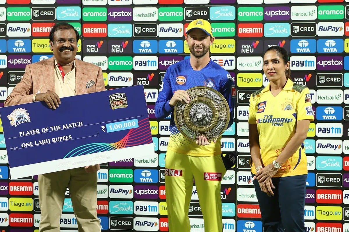 CSK vs PBKS IPL 2023: Full List of Award Winners, Player of The Match ...