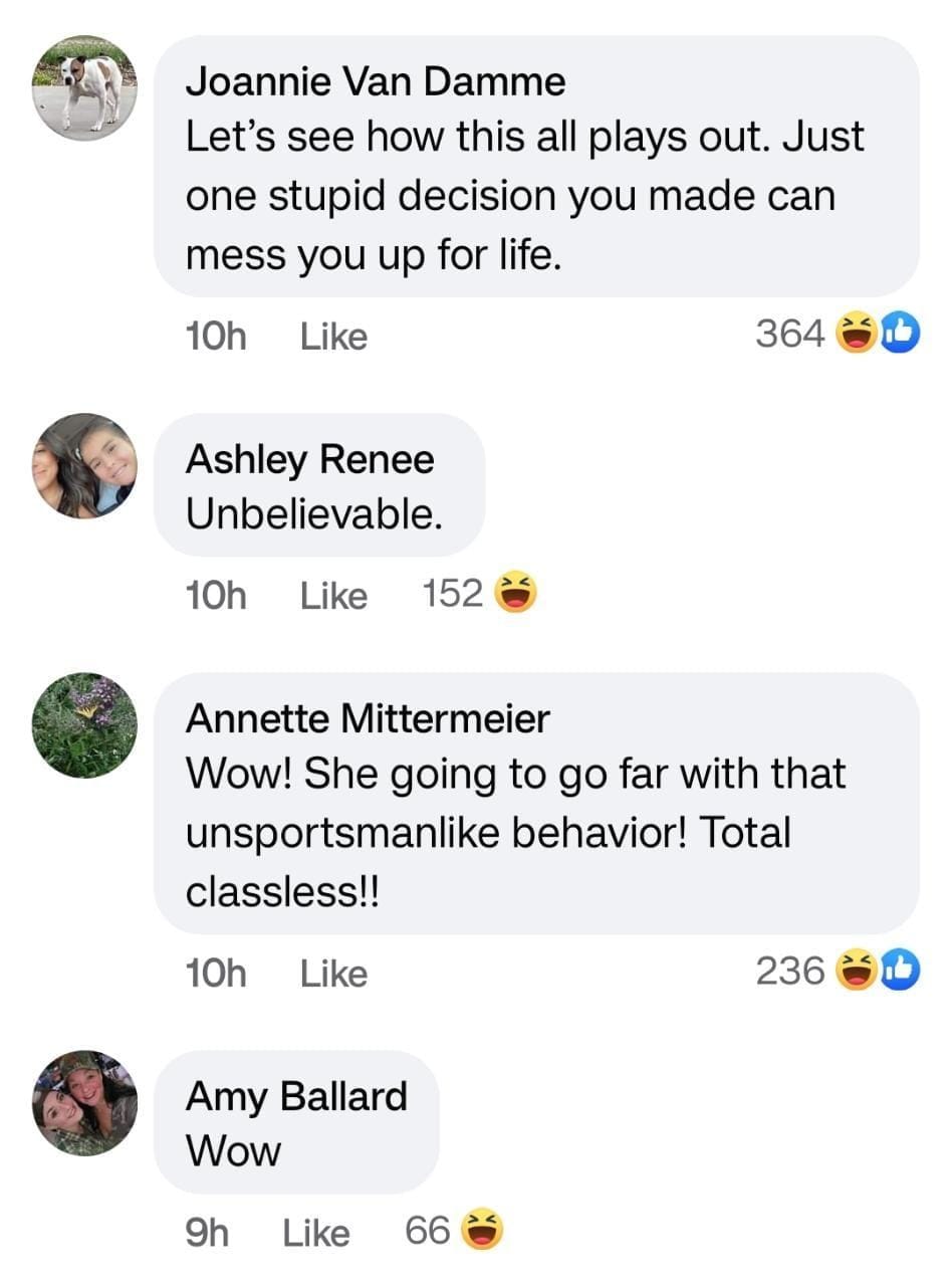 "Going too far with that unsportsmanlike behavior" - Picture of Angel ...